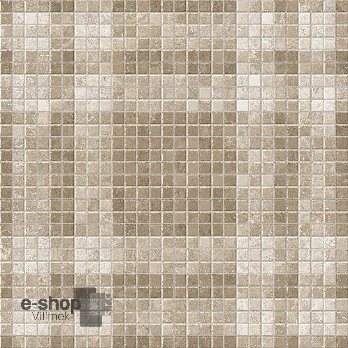 Mozaika jako beton EdimaxAstor Echoes Scott 60x60 Matt. Rett. - béžová