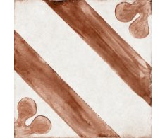 Černobílý dekorovaný obklad Del Conca Sorrentina