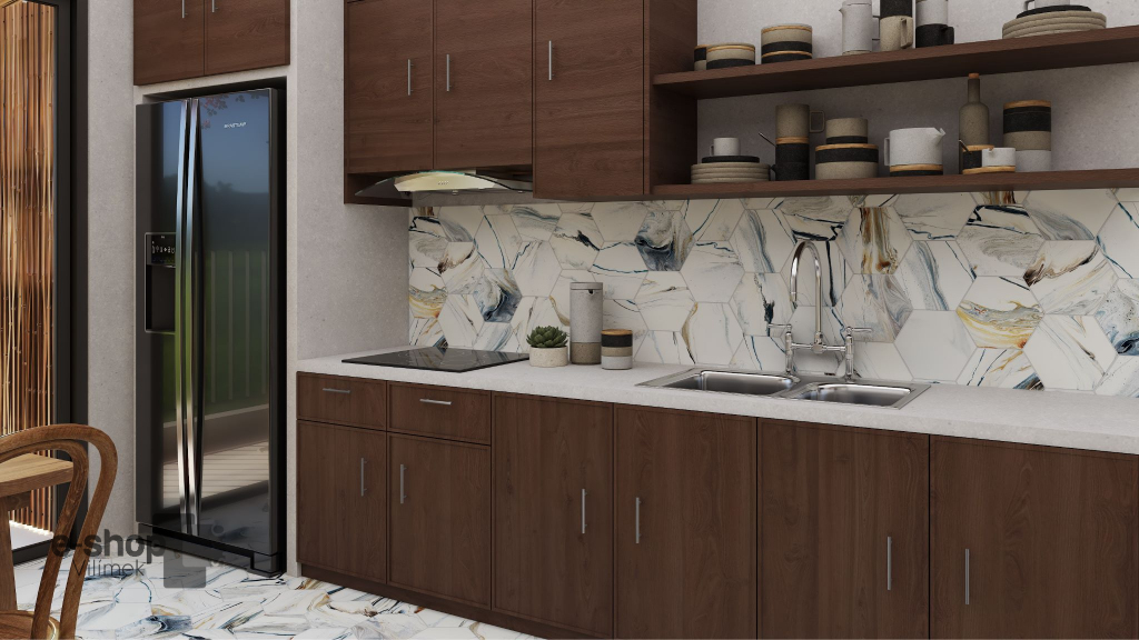 Kuchyňský obklad Codicer Marmaris Sunset 22x25