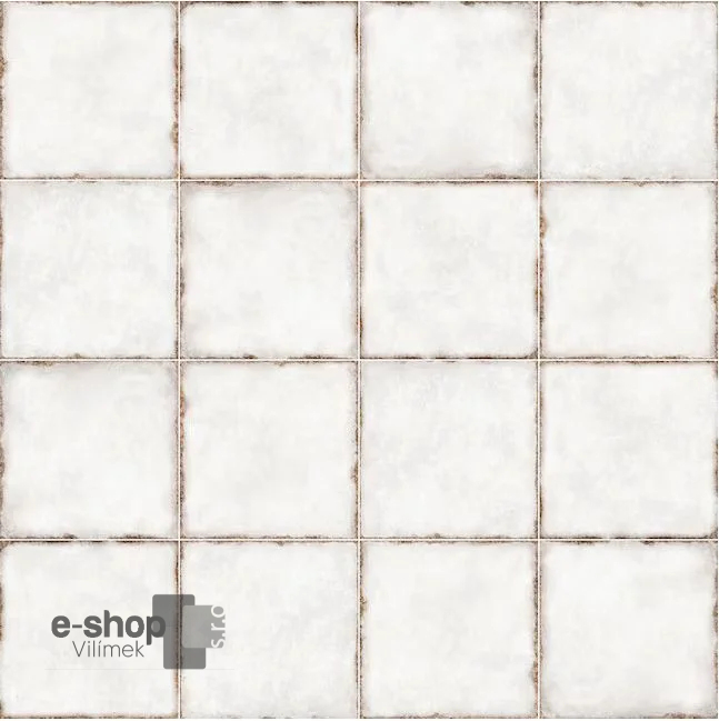 Retro dlažba Del Conca Cementine Vintage White 20x20 - bílá | Eshop ...