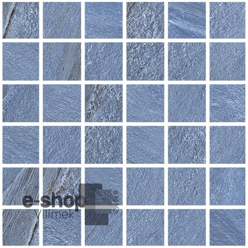 Mozaika jako kámen Fioranese Marmorea Intensa Azul Bahia MOSAICO 30x30 ...