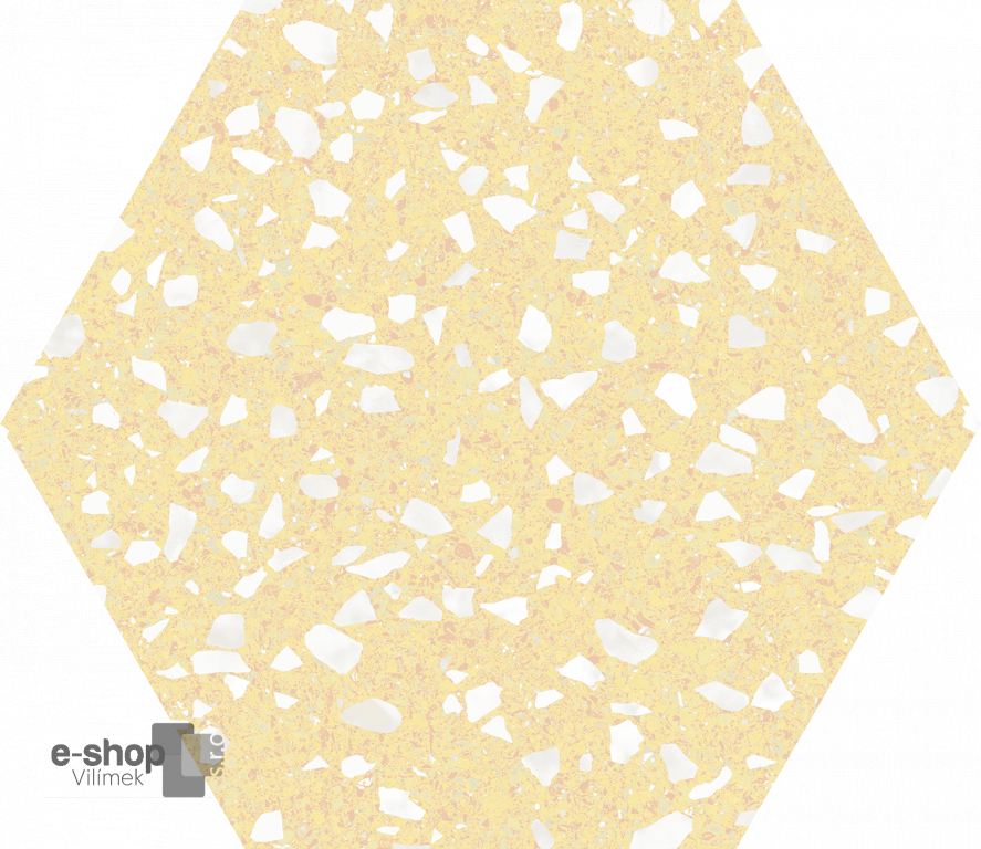 Dlažba jako kámen Codicer Venice Yellow Hex 25