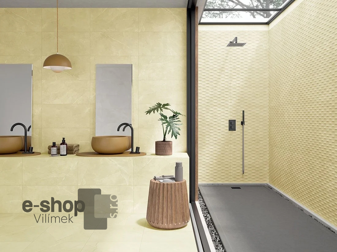 Dlažba jako mramor Alaplana Dalkey Satin Beige 45x45 - béžová (skladem)