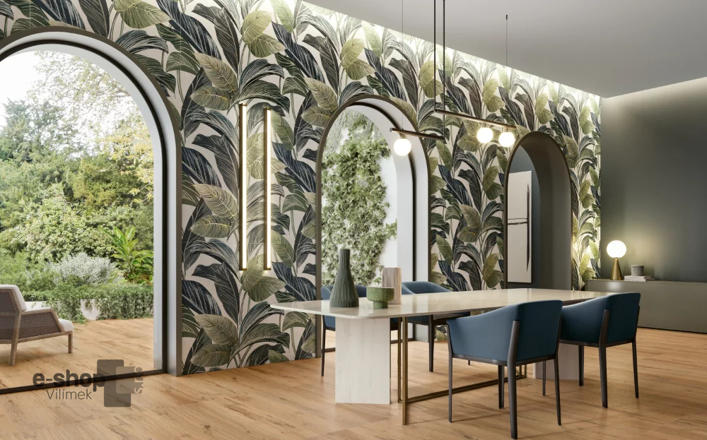 Dlažba jako dřevo Serenissima I Roveri Rovere Antico rett. 20x120 - hnědá