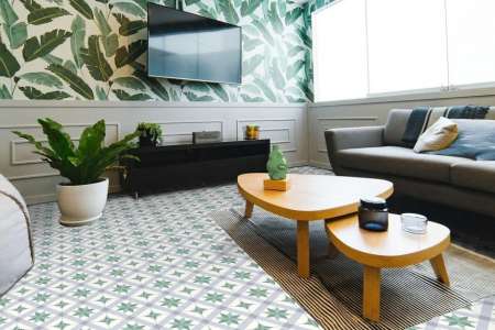 Vzorovaná dlažba Codicer Riviera Menton Blue 25x25