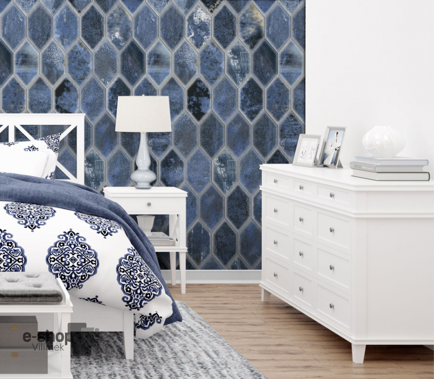 Dlažba jako kámen Codicer Dorne Kayak Blue 17x33 - modrá (skladem)