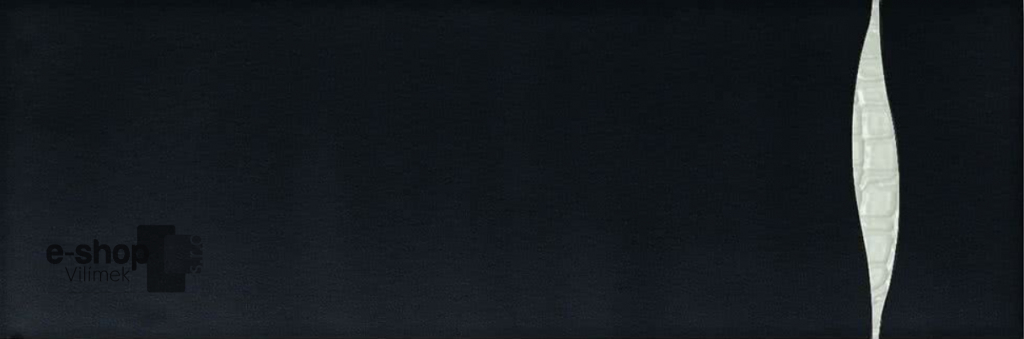 Extravagantní dekor Settecento Crocotiles Decoro Wave Black/White Croco Joy 24x72