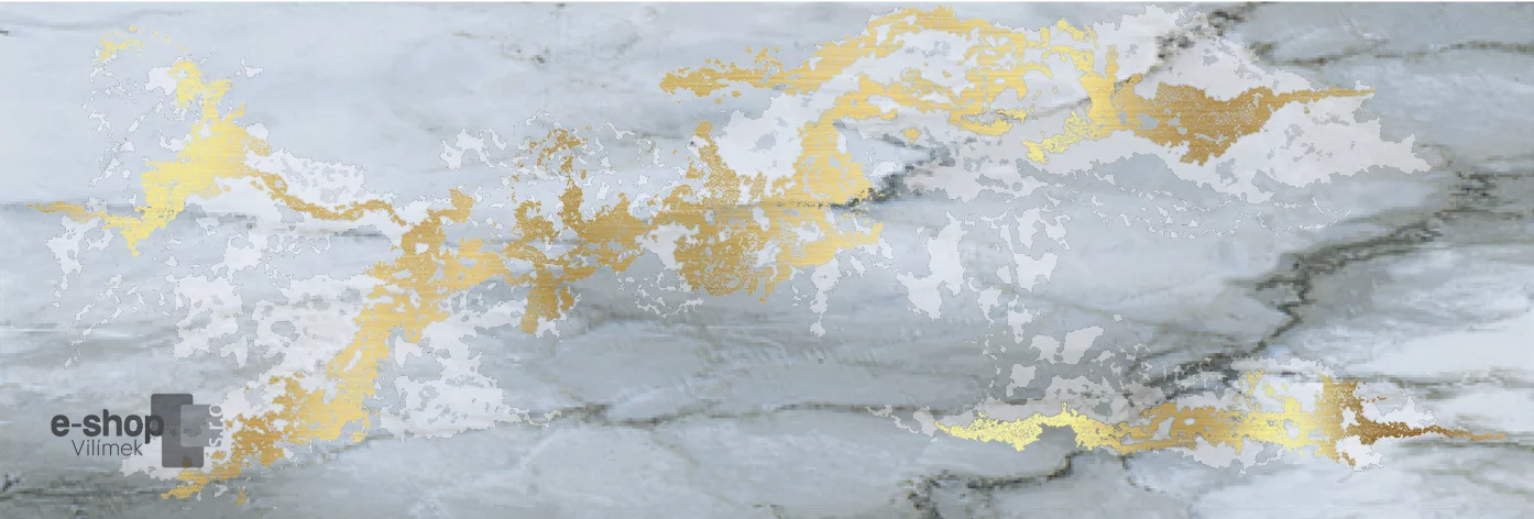 Dekor jako mramor Brennero Venus Solitaire Gold Blu 25x75