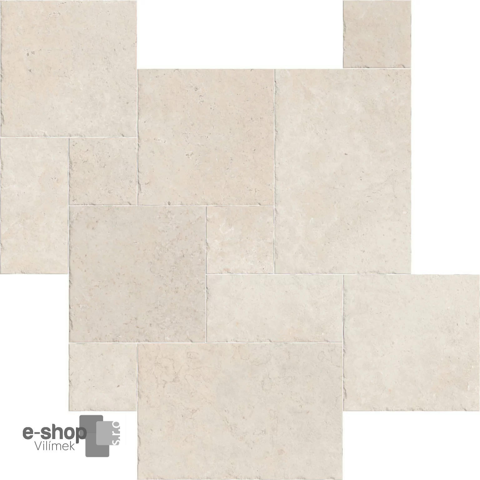 Dlažba jako kámen Codicer Ostuni Avorio Modular 44x66 - béžová