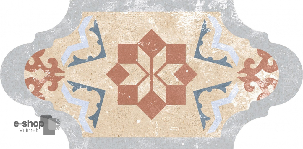 Retro dlažba Codicer Provenzal Corinto Colors 16x33 - multicolor