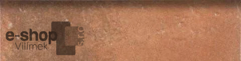 Gres Aragón Antic Rodapié Cuero 8x33 - sokl - cihlová