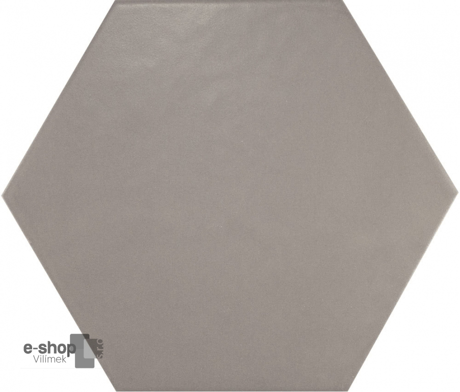 Dlažba Equipe Hexatile Gris Mate 17,5x20 - šedá